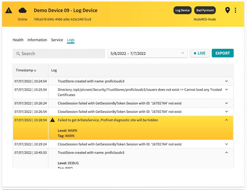 Device Management Service: Powered by Proficloud.io