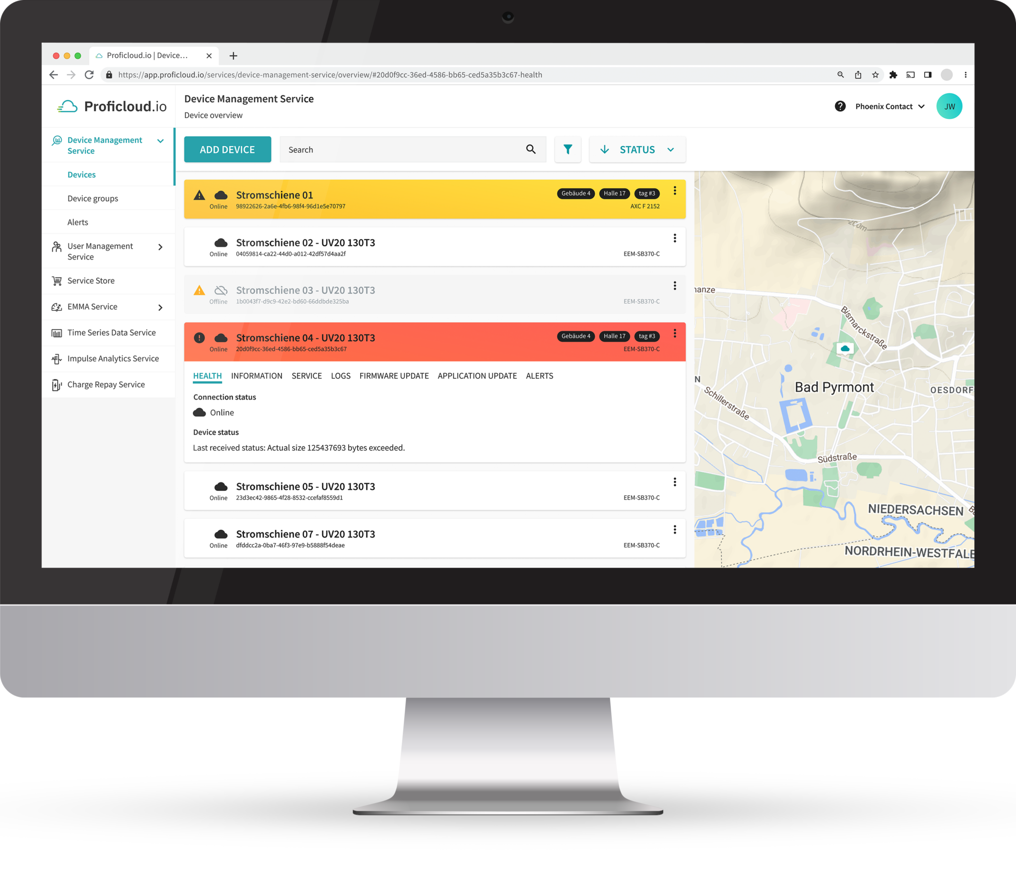 Device Management Service: Powered by Proficloud.io